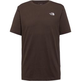 The North Face EVOLUTION SIMPLE DOME T-Shirt Herren - Gr&ouml;&szlig;e S - braun