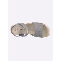 Caprice Sandalette in eisblau-gemustert | Gr.: 40