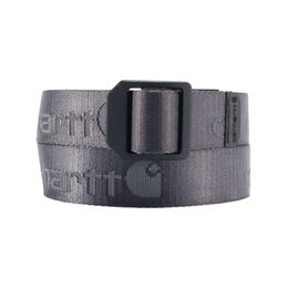 Carhartt G&uuml;rtel "Nylon Webbing A0005768" in Grau | Gr.: XL