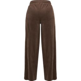 Karl Kani Damen Stoffhose "Karl Kani Damen"braun, Gr. XS, 93% Polyester, 7% Elasthan, Hosen