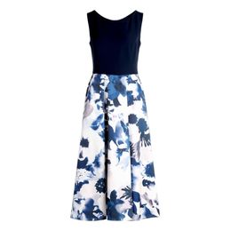 Vera Mont Cocktailkleid mit ausgestelltem Rock in Patch Dark Blue/Dark Blue | Gr.: 38