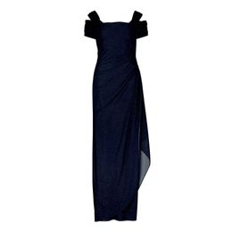 Vera Mont Abendkleid im Glitzer-Look in Dunkelblau/Grau | Gr.: 38