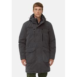 Camel Active Parka mit abnehmbarer Kapuze in Schwarz | Gr.: 54