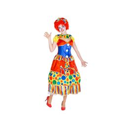 TecTake Spa&szlig;vogel/Komiker, in rot, Clown-Verkleidung f&uuml;r die Ladys, Ballkleid | Gr.: S