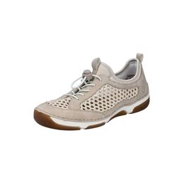 Rieker Sportliche Slipper in Beige | Gr.: 37