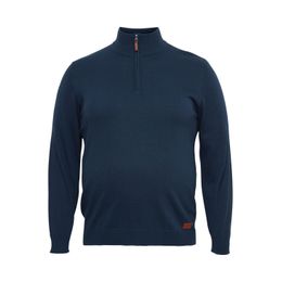 Blend Herren Strickfleece-Pullover "Strickpullover BHRobin Big & Tall", blau, Gr. XXXL, Obermaterial: 50% Baumwolle CO. 50% Polyacryl PAN., Pullover