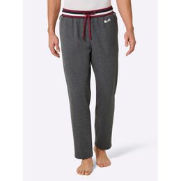 feel good Herren Jogginghose, Gr. 44anthrazit, meliert, rot, 60% Baumwolle, 40% Polyester, 52% Baumwolle, 48% Polyester, unifarben, Hosen