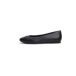Tommy Hilfiger Ballerina 'TH Monogram Plaque' Damen Gr&ouml;&szlig;e 37 beige Sommerschuhe