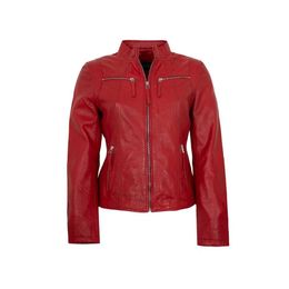 Jilani Lederjacke Lammnappa in Rot | Gr.: 40