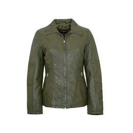 Jilani Lederjacke Lammnappa in Oliv | Gr.: 40
