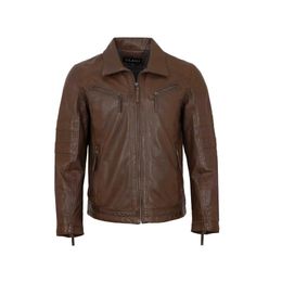 Jilani Lederjacke Lammnappa in Dunkelcognac | Gr.: 62