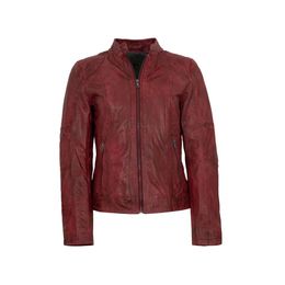 Maddox Lederjacke Lammnappa in Dunkelrot | Gr.: 44
