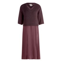 Vera Mont Casual-Kleid zweiteilig in Dark Maroon | Gr.: 38
