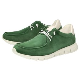 Sioux Herren Schn&uuml;rschuh "Mokrunner-H-007", Gr. 42, gr&uuml;n, Obermaterial: 100% Kalbsveloursleder CAVL. 100% Gummi rubber., Schuhe
