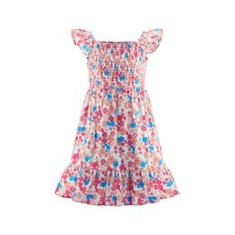 happy girls M&auml;dchen Sommerkleid "M&auml;dchenkleid", bunt, Gr. 116, Stoff, 100% Baumwolle, Kleider