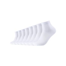 s.Oliver Damen Kurzsocken "essentials", Gr. 43, wei&szlig;, Baumwolle, Elasthan, Polyester, unifarben, Socken, mit pflegeleichtem Materialmix