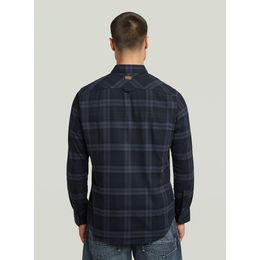 G-Star Raw G-STAR Herren Langarmshirt "Bristum 2.0 Slim Hemd"india ink toby check, Gr. S, Obermaterial: 100% Baumwolle, Shirts
