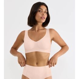 Sloggi Damen Bralette "ZERO Feel 2.0", Gr. XL, rosa, Single Jersey, Obermaterial: 76% Polyamid, 24% Elasthan, BHs, mit herausnehmbaren Pads,