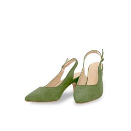 Andrea Conti Damen Pumps "Pumps 10071040", Gr. 36, gr&uuml;n, Obermaterial: 100% Lederfaserstoff LEAFIBTEX., Schuhe