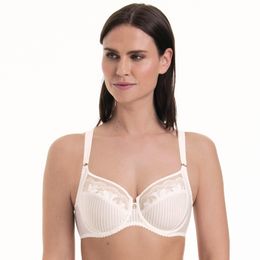 Rosa Faia Damen B&uuml;gel-BH "Sita", Gr. 105, wei&szlig;, Obermaterial: 77% Polyamid, 23% Elasthan, BHs, feminin, stilvoll, elastisch, mit Spitze, mit B&uuml;gel,