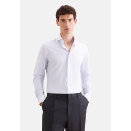 Seidensticker Herren Businesshemd "Schwarze Rose", wei&szlig;, Gr. 39, bedruckt, 78% Polyamid, 22% Elasthan, Hemden, Slim 1/1 Kentkragen Druck