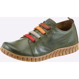 Gemini Damen Slipper, Gr. 41, gr&uuml;n, Glattleder, Schuhe