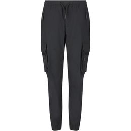 WHISTLER Jungen Cargohose "Portus jr.", schwarz, Gr. 128, unifarben, 95% Polyamid, 5% Elasthan, Hosen, Schmucklos