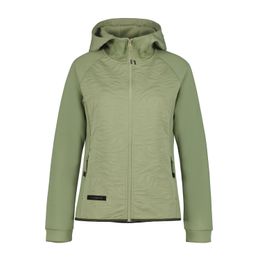 Icepeak Damen Outdoorjacke "Icepeak Midlayer Amberg", gr&uuml;n, Gr. M, Stoff, 97% Polyester, 3% Elasthan, Jacken