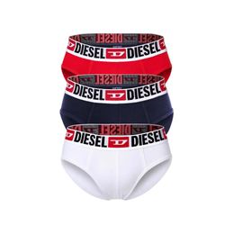 Diesel Slip 3er Pack in Rot/Dunkelblau/Wei&szlig; | Gr.: XXL