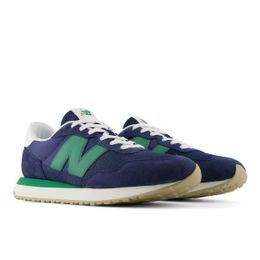 New Balance Herren Sneaker "237", Gr. 46,5, blau, Leder, Mesh, Schuhe