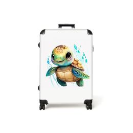 NoBoringSuitCases Suitcase, Koffer, Reisekoffer Schildkr&ouml;te | Gr.: 36 L