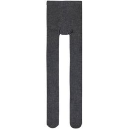name it M&auml;dchen Strumpfhose "NKNPANTYHOSE RIB 2P"dunkelgrau melange, Gr. 86, meliert, Obermaterial: 80% Baumwolle, 17% Nylon, 3% Elasthan,