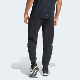 Herren Sporthose "WORKOUT ESSENTIALS FLEX WOVEN"schwarz, normal, gr., Gr. XXL, adidas Performance, Obermaterial: 87% Polyester, 13% Elasthan, Hosen,
