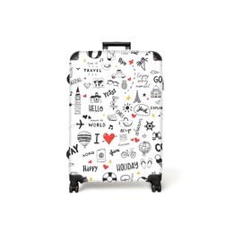 NoBoringSuitCases Suitcase, Koffer, Reisekoffer Kritzeleien | Gr.: 36 L