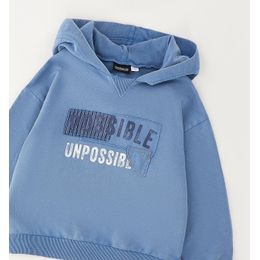 sarabanda Jungen Sweatshirt "BABY BOY SWEATER", blau, Gr. 104, 100% Baumwolle, Sweatshirts