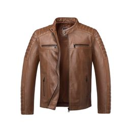 Amaci&Sons Amaci&Sons Lederjacke Ventura in Cognac | Gr.: XL