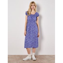 Apricot Damen Druckkleid "Midikleid", lila, Gr. 34, gewebt, Obermaterial: 100% Viskose CV., Kleider, Elastischer Bund