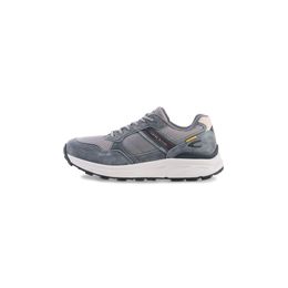 Camel Active Sneaker aus Nubuk Textil Mix mit Komfort Sohle in Grau | Gr.: 41