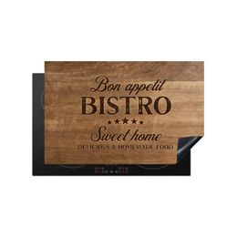 OnlyWow Herdabdeckplatte Text Vintage | Gr.: 59 x 52 cm
