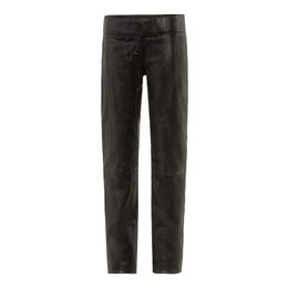 RICANO Damen Lederhose "Lederhose Low Cut"schwarz, Gr. L, Obermaterial: 100% Lammnappaleder LANA., Hosen, Handgefertigt aus echtem Leder