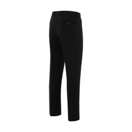 Thomas Goodwin Herren Anzughose "Hose", schwarz, Gr. 30, unifarben, 60% Wolle, 38% Polyester, 2% Elasthan, Hosen, im Modern-Fit, 3938-1-44026