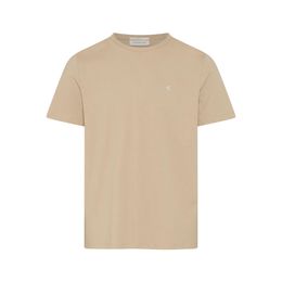 Herren T-Shirt "CLASSIC MONOGRAM"wei&szlig; pepper, Gr. L, Calvin Klein Jeans, Single Jersey, Obermaterial: 100% Baumwolle, Shirts, regular fit,
