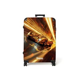 NoBoringSuitCases Suitcase, Koffer, Reisekoffer Sportwagen gold | Gr.: 98