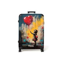 NoBoringSuitCases Suitcase, Koffer, Reisekoffer Herzballon | Gr.: 98