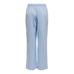 Only Damen Schlupfhose "ONLAUGUSTA PANT WVN NOOS", blau, Gr. S, gestreift, Web, Obermaterial: 100% Baumwolle, Hosen, Baumwolle, regular fit