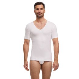 Falke Herren T-Shirt "Daily Climate Control", Gr. XL, wei&szlig;, Single Jersey, Obermaterial: 57% Baumwolle, 38% Viskose, 5% Elasthan, Shirts, tiefer