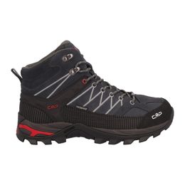 CMP Herren Wanderschuh "RIGEL MID WP TREKKING SHOES", Gr. 47, grau, Leder, Schuhe, wasserdicht