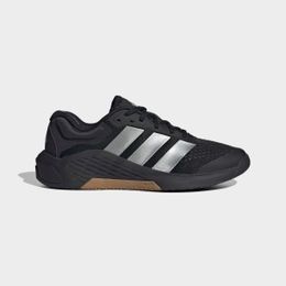 Damen Trainingsschuh "DROPSET 4 POWER", adidas Performance, Gr. 37core schwarz, iron metallic, core schwarz, Textil, Schuhe, f&uuml;r besseren Halt beim