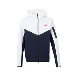 Nike Sportswear Zip-Up Hoodie 'Tech Fleece' male size S marine blue / White
