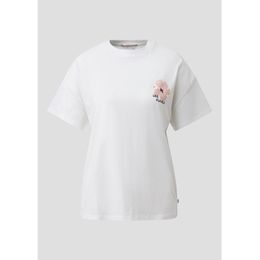 QS T-Shirt in 01D0_wei&szlig; | Gr.: S